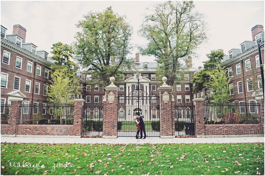 Fall Foliage Harvard Square Engagement Session, creative engagement ...